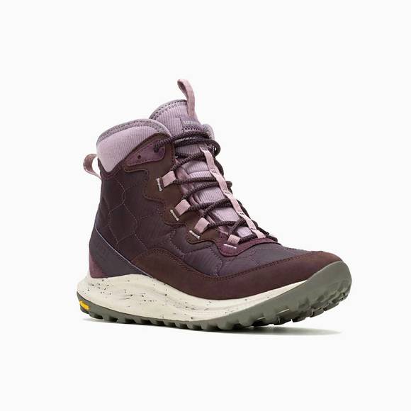 Merrell | Shoes | New Merrell Antora Mid Waterproof In Burgundy | Poshmark
